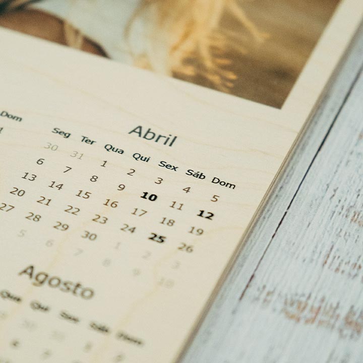 Calendarios Madera - Onelab Pro España